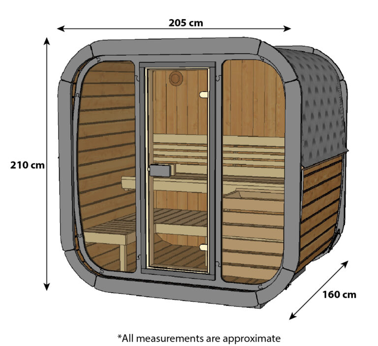 ThermoZen M - 4-Person Garden Sauna - My Hot Tub Shop